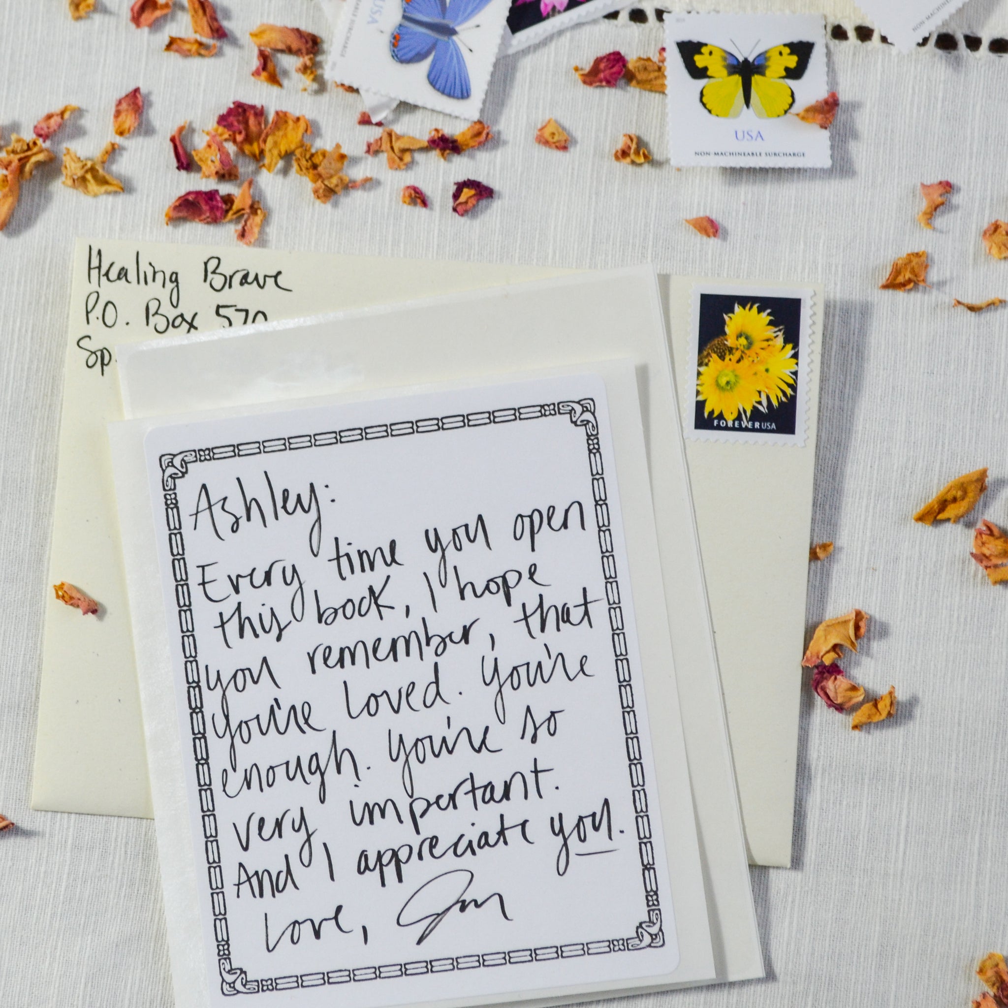 Signed Bookplates– Healing Brave