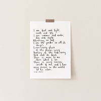 Every Reason In The World To Be Alive Hand Lettered Affirmation Print ...